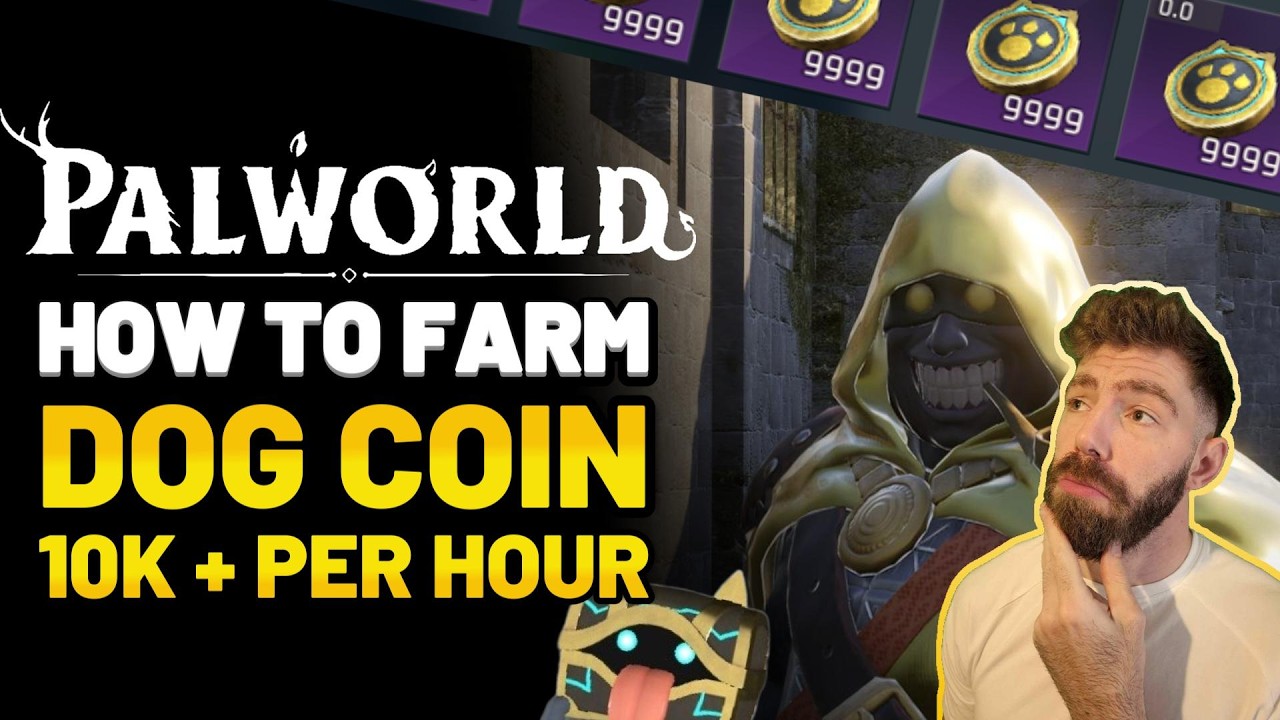 Palworld Dog Coin Farm - 10k+ per hour - YouTube