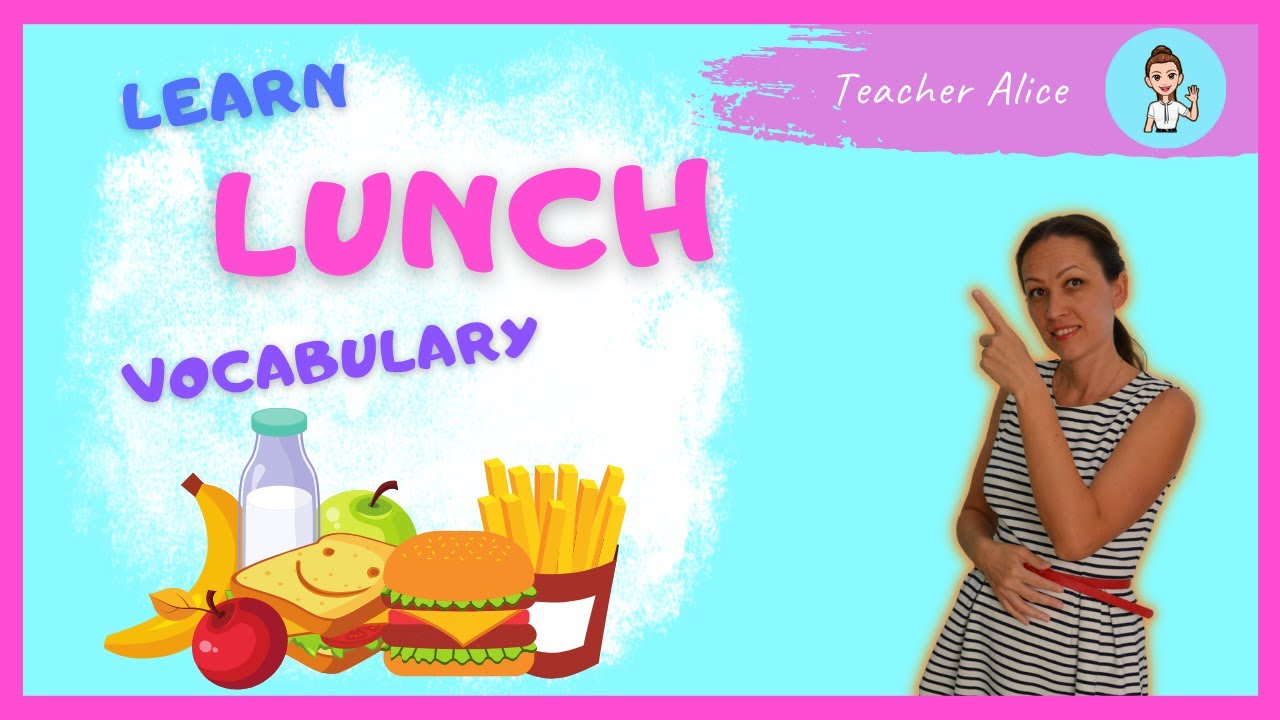 Lunch Vocabulary English | Learn English with short basic coversation ...
