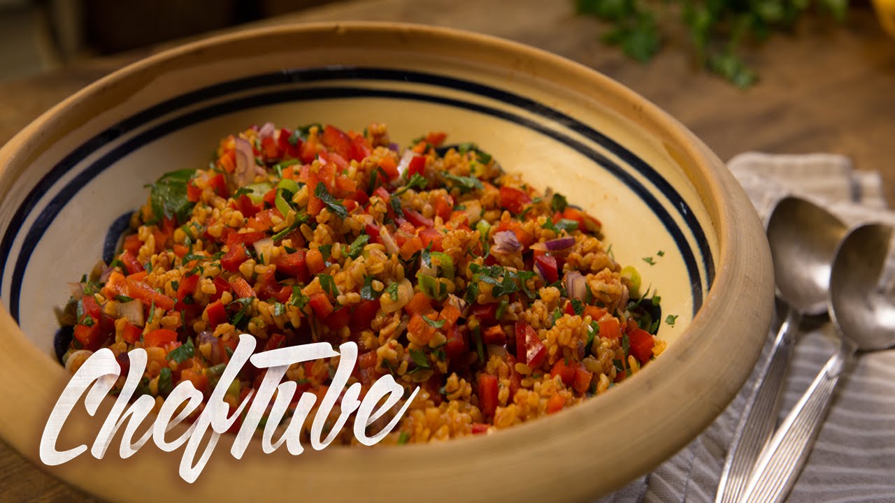 Como Preparar Ensalada de Bulgur - Receta en la descripción - YouTube