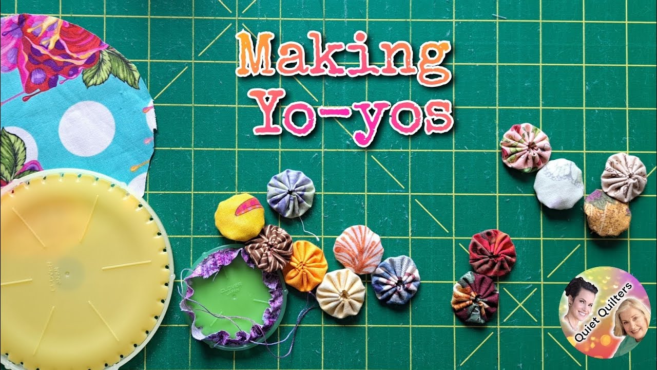 Making Yo-yos, Relaxing Art - YouTube