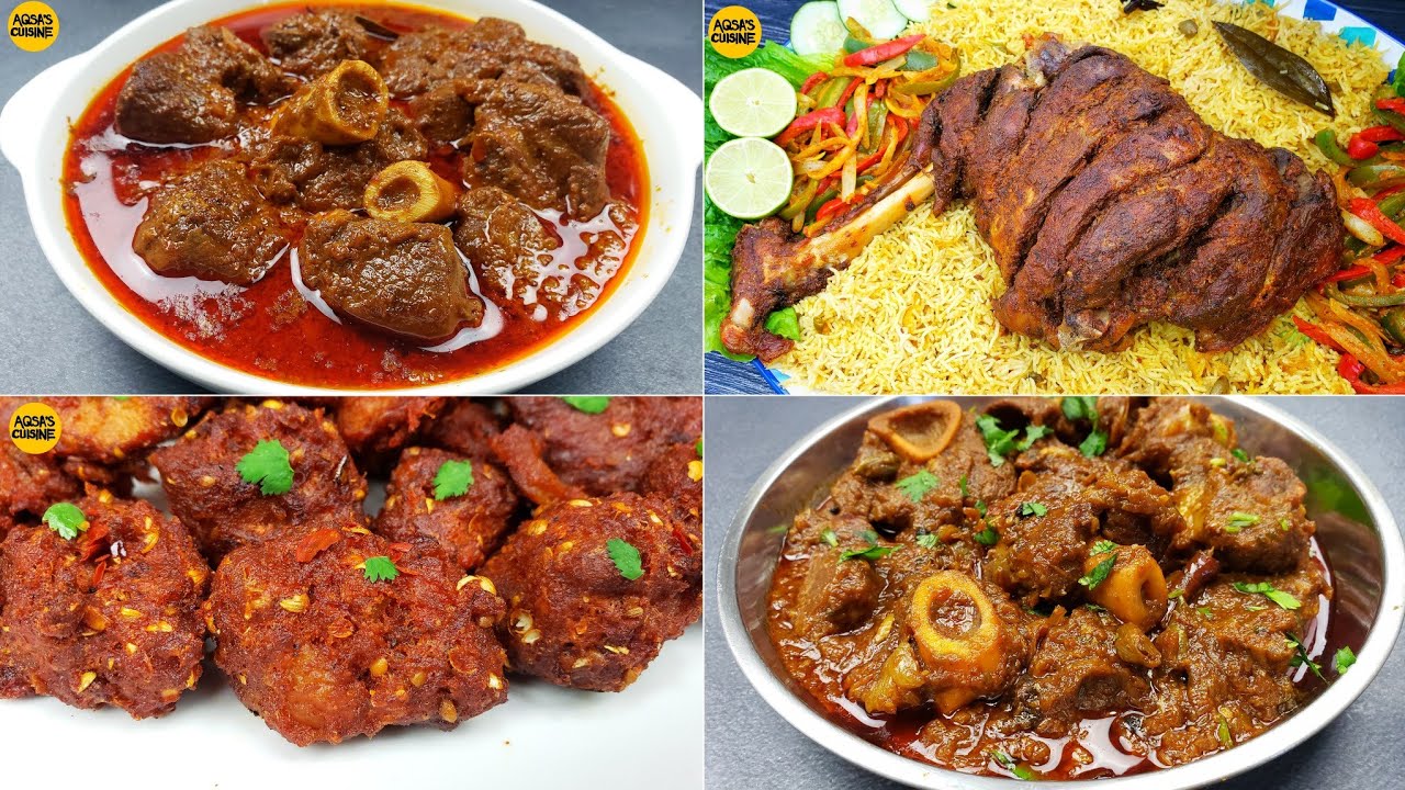 Mutton Recipes, Chatkhara Boti, Mutton Korma, Mutton Raan Steam Roast ...