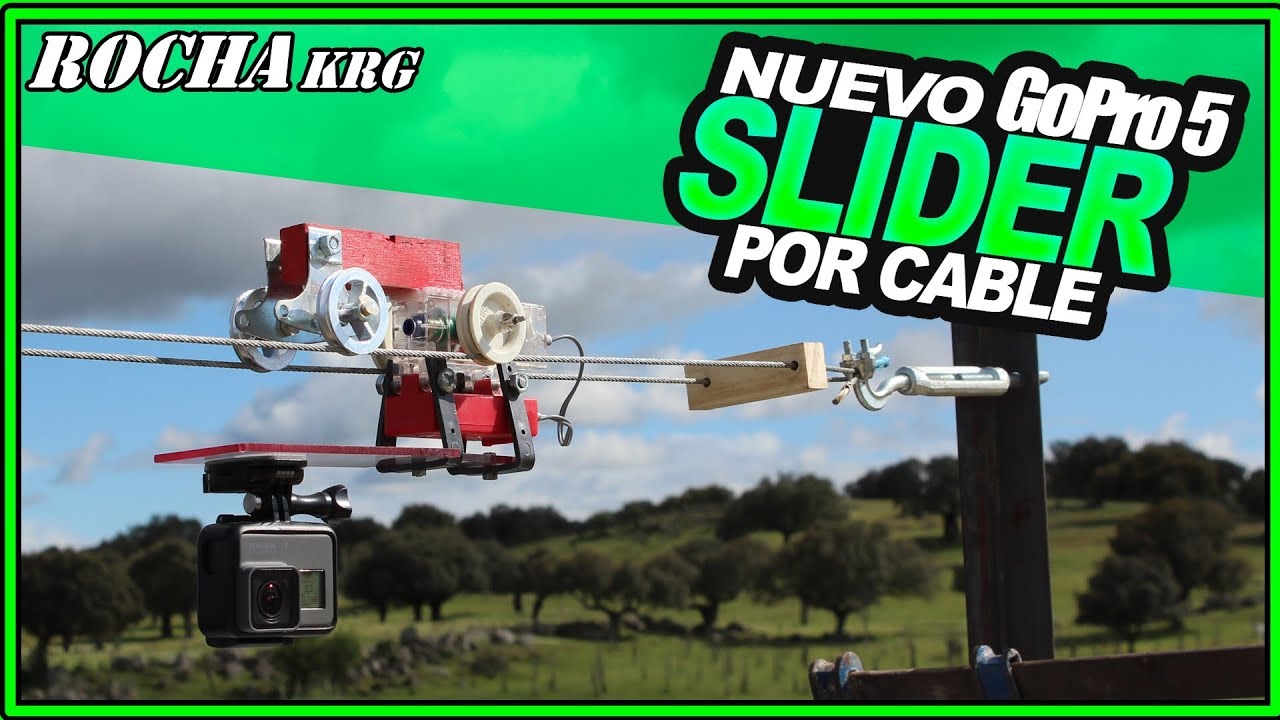 NUEVO SLIDER MOTORIZADO POR CABLE COLGANTE / COMO HACER - YouTube