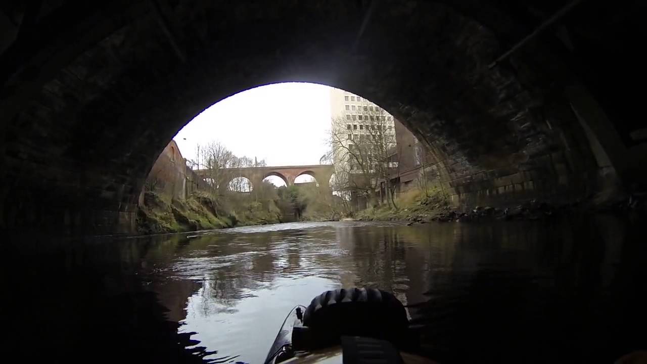 Kayaking on the River Mersey, Stockport, Cheshire 23-02-14 - YouTube