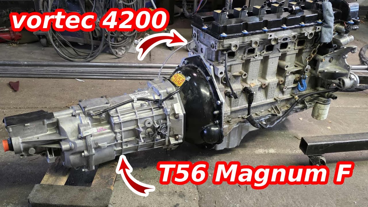 Vortec 4200 with a T56 Magnum F - YouTube