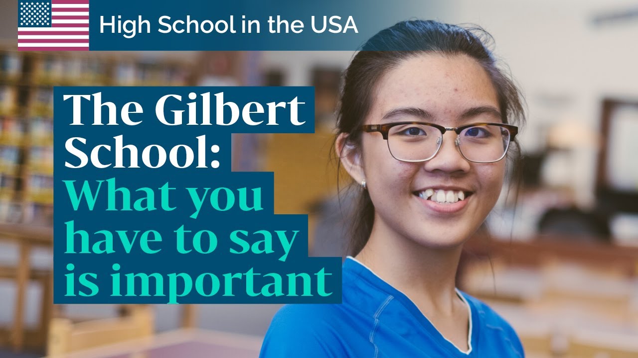 What you have to say is important. An inspiring look at the Gilbert ...