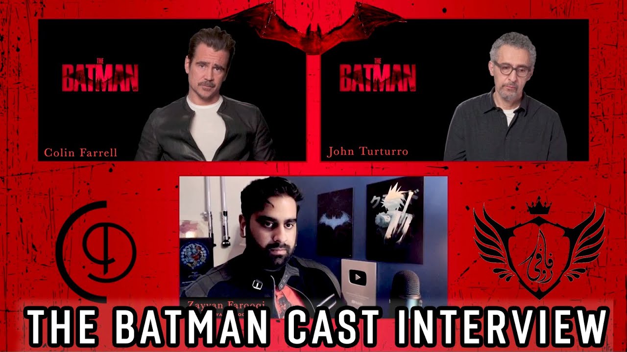 The Batman Cast Interview | Colin Farrell & John Turturro - YouTube