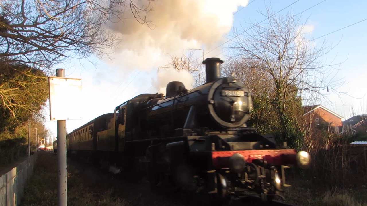 BR Standard Class 2 2-6-0 78018 Departures Peterborough Nene Valley for ...