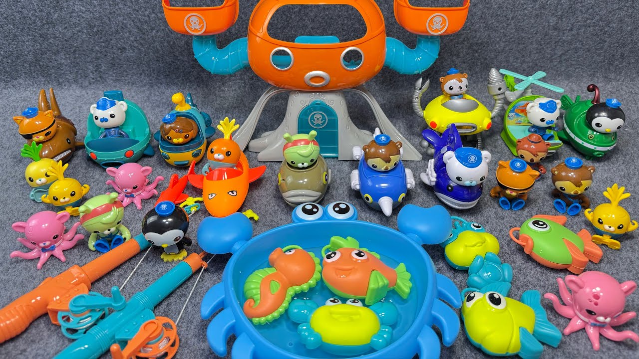 12 Minutes Satisfying with Unboxing Octonauts and Octopus Castle Toys ...