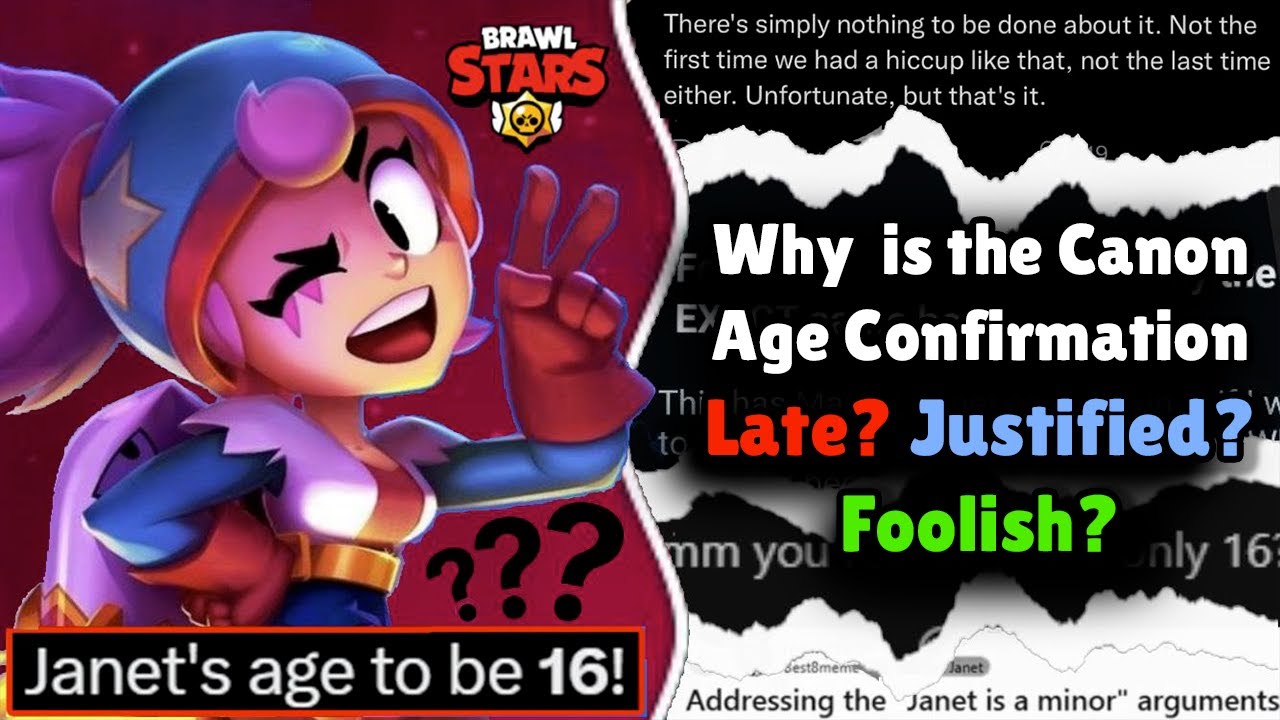 Janet’s Age is Everything Wrong with Brawl Stars - YouTube
