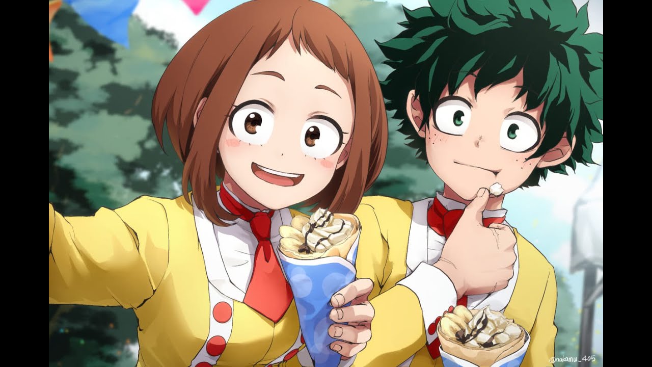 Deku X Uraraka (AMV Nightcore Without me) - YouTube