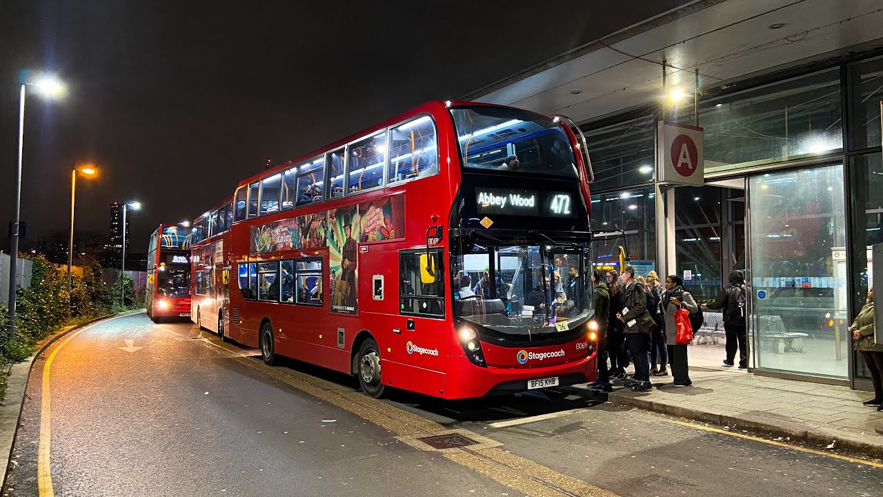 Full Route Visual | London Bus Route 472: Abbey Wood to North Greenwich ...