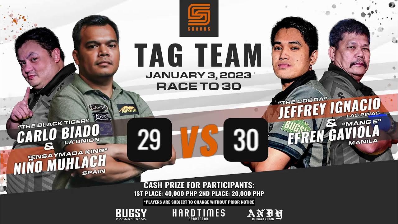 Tag Team: Professional 9-Ball | Race to 30 | January 03, 2023 - YouTube