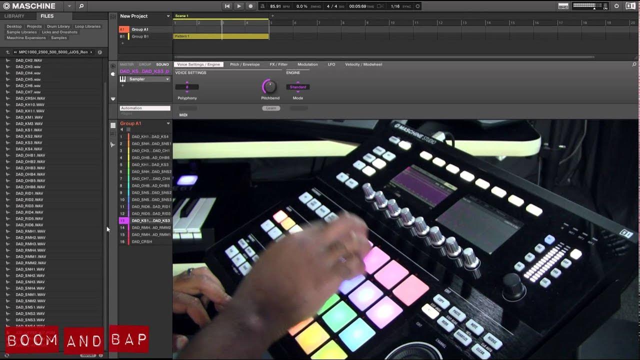 Boom and Bap: MPC-Samples Dirty Drummer Finger Drumming Kit Review - YouTube