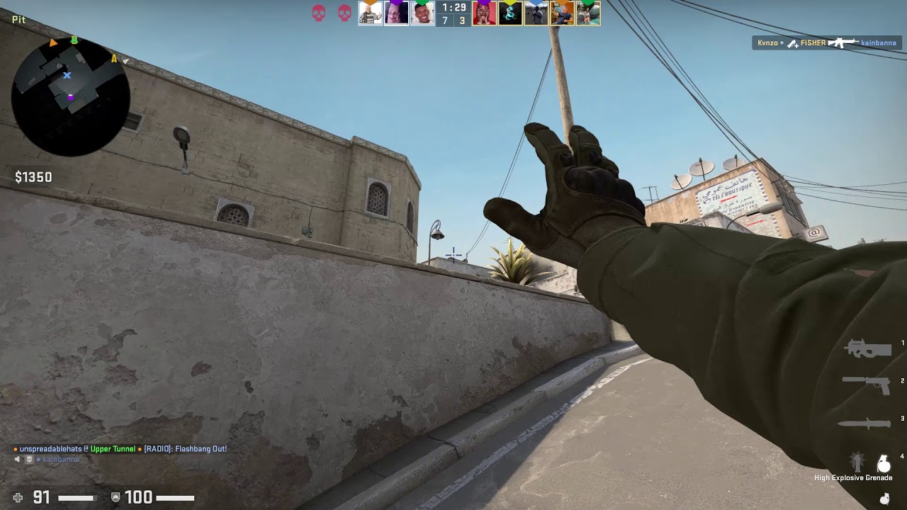 Playing cs go (real one) - YouTube