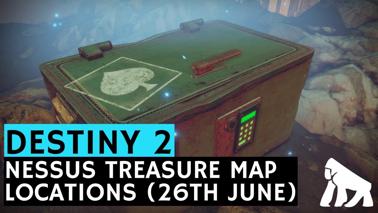 Destiny 2 / Nessus Treasure Map Locations, Cayde-6's Stash (26th June ...