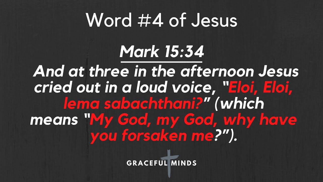 The 4th Word said by Jesus on the Cross - YouTube
