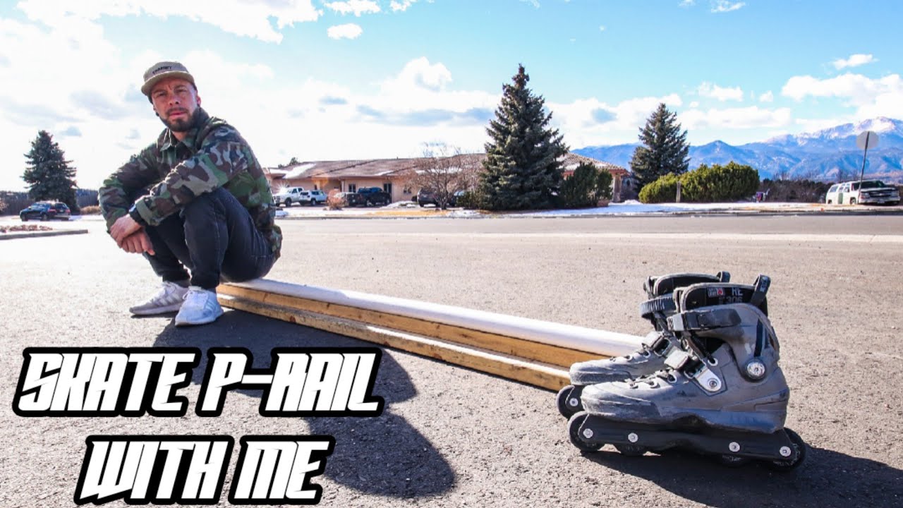 Aggressive Inline Practice rail (Beginner's Boot sesh) Part 2 - YouTube