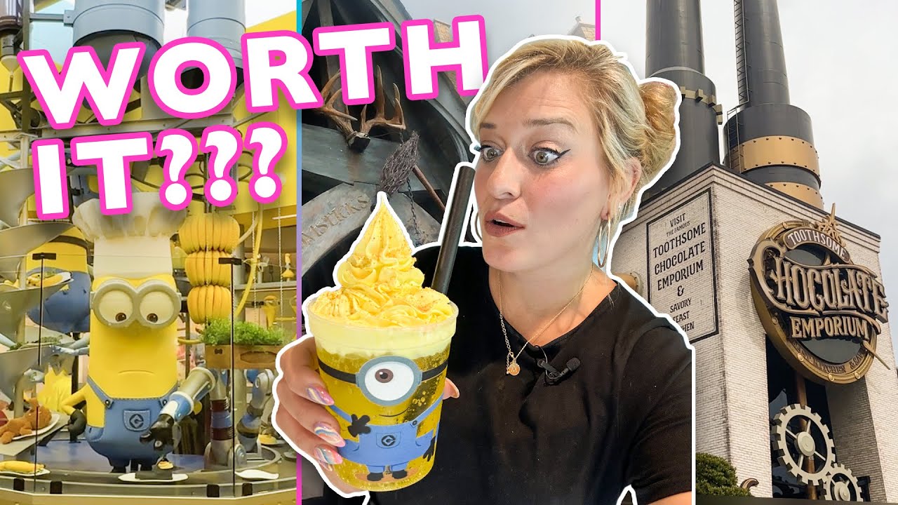 Eating Universal's Most Popular Meals | Minion Cafe, Toothsome ...