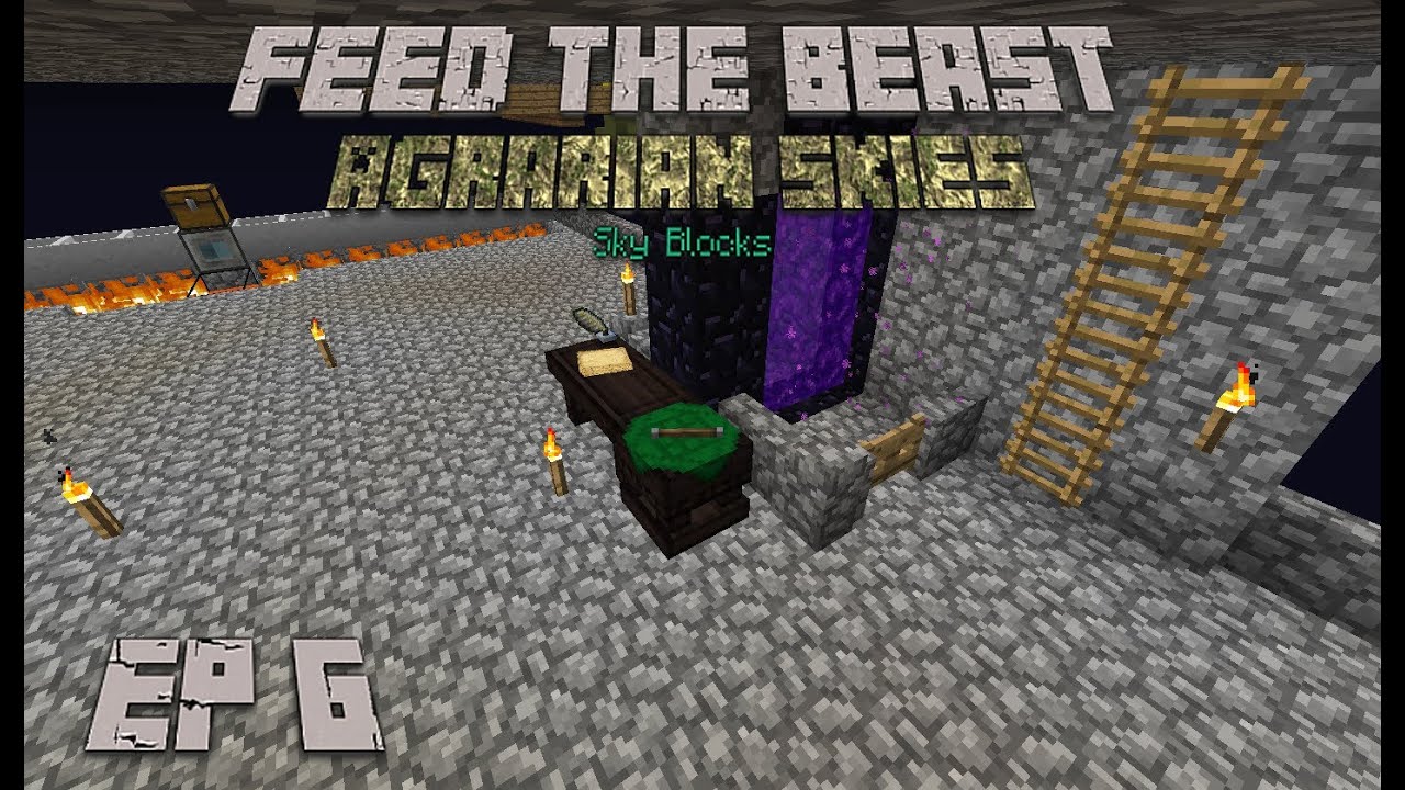 Feed The Beast Agrarian Skies Ep 6 Thaumcraft for the skies (SkyBlocks ...