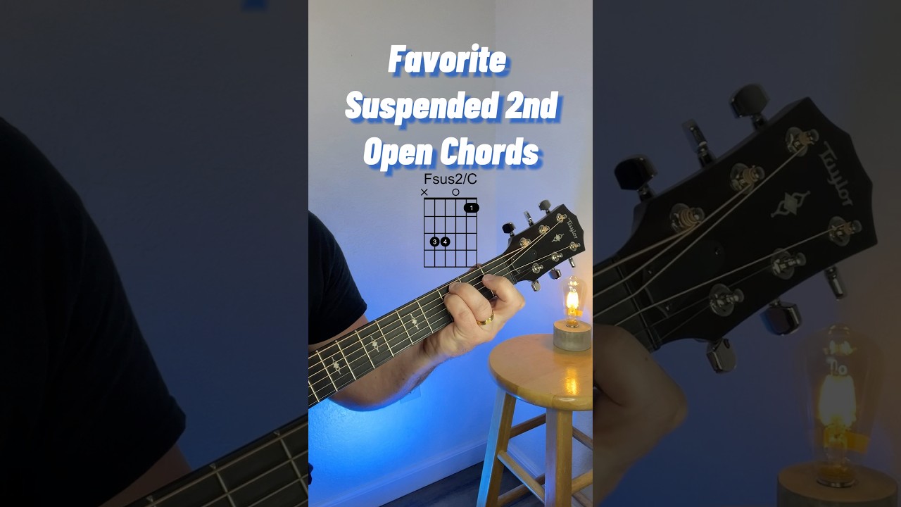 Favorite Suspended 2nd Open Chords - YouTube