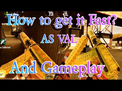 How to get AS VAL Gold Fast || And Gameplay || Exclusive Asian - YouTube