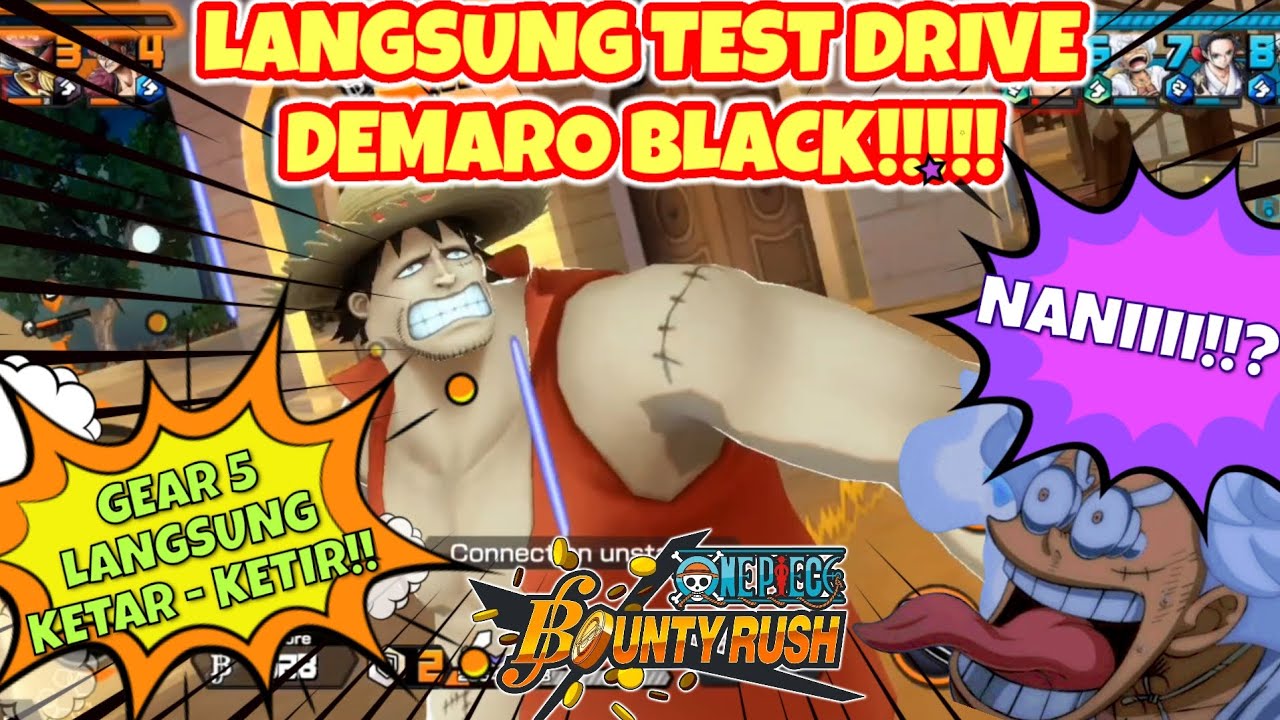 TEST DRIVE DEMARO BLACK DI LIGA!!! GEAR 5 KETAR - KETIR SAMA CHAR INI🤣 ...