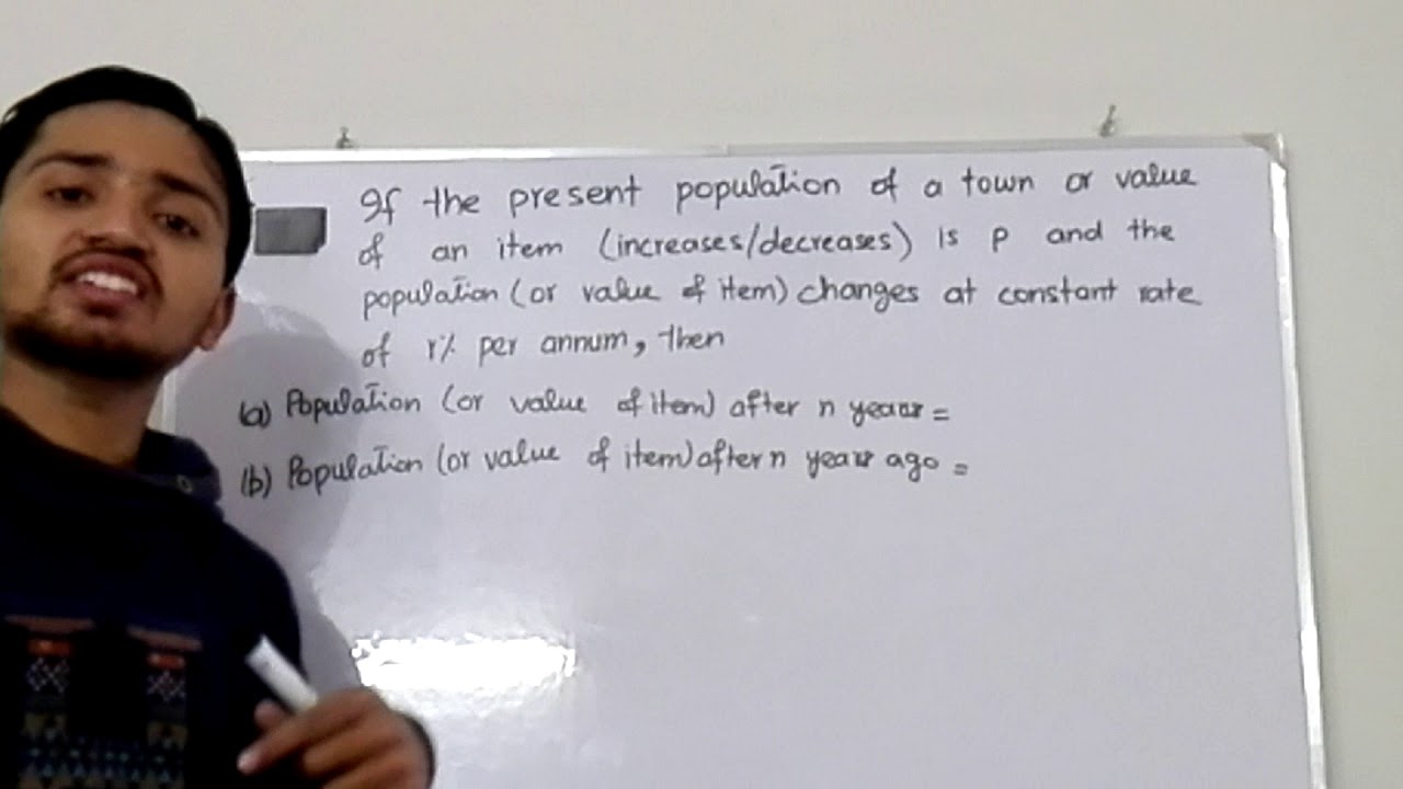 PERCENTAGE INCREASE OR DECREASE IN AN ITEM OR POPULATION SHORT CUT TRICKS NAT SAT NET GAT MCQS ...