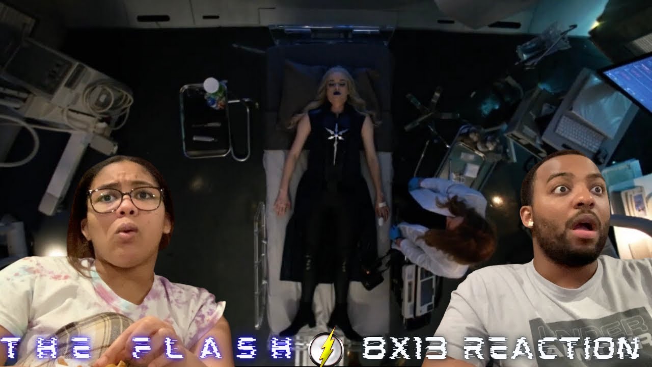 The Flash 8x13 "Death Falls" REACTION - YouTube