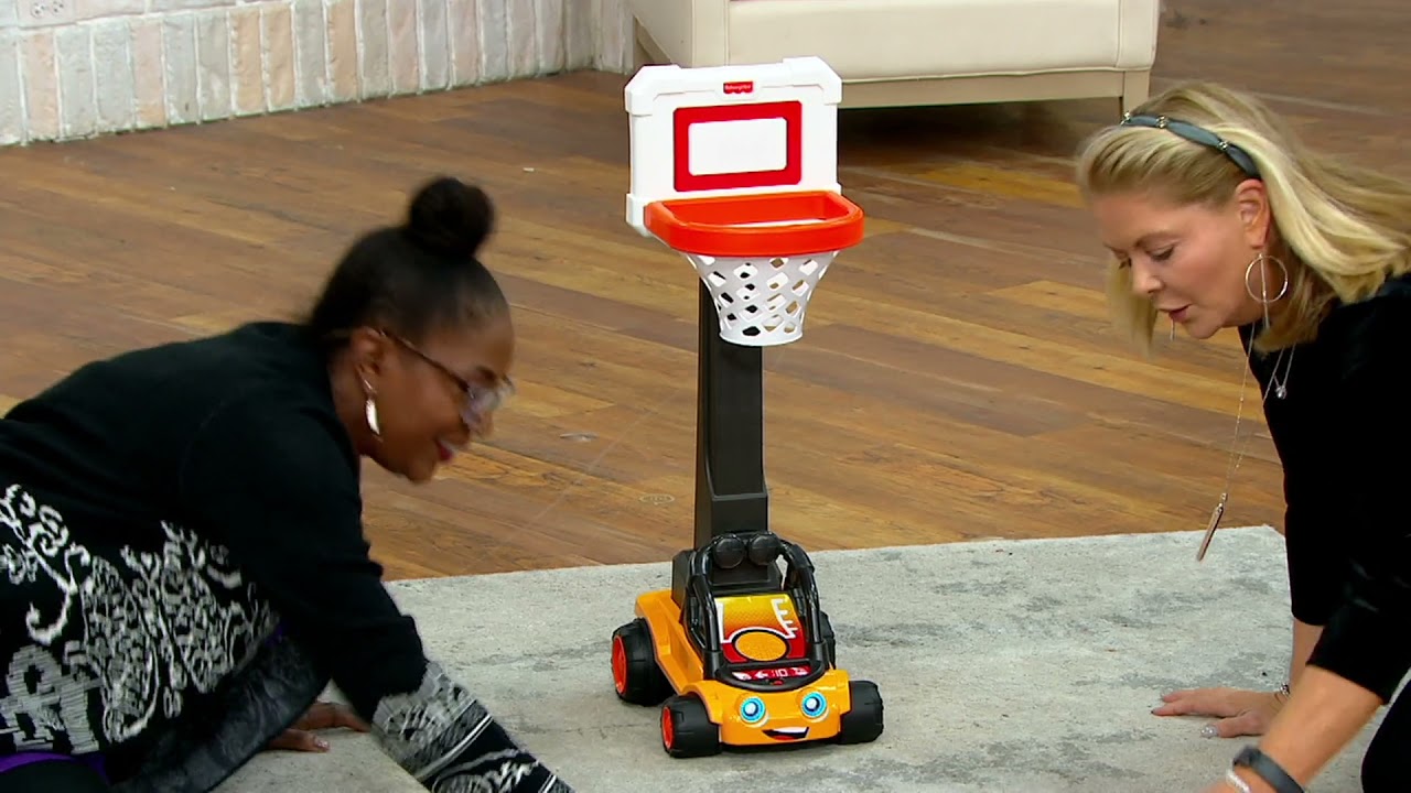 Fisher Price B.B. Hoopster Basketball Game with Lights & Sounds on QVC ...