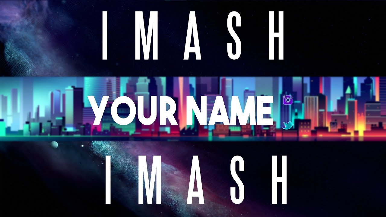 Free Clean And Simple Banner Template | Speedart - YouTube