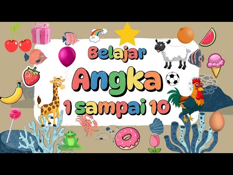 Belajar Angka 1-10 | Belajar Berhitung angka 1-10 | Mengenal Angka ...