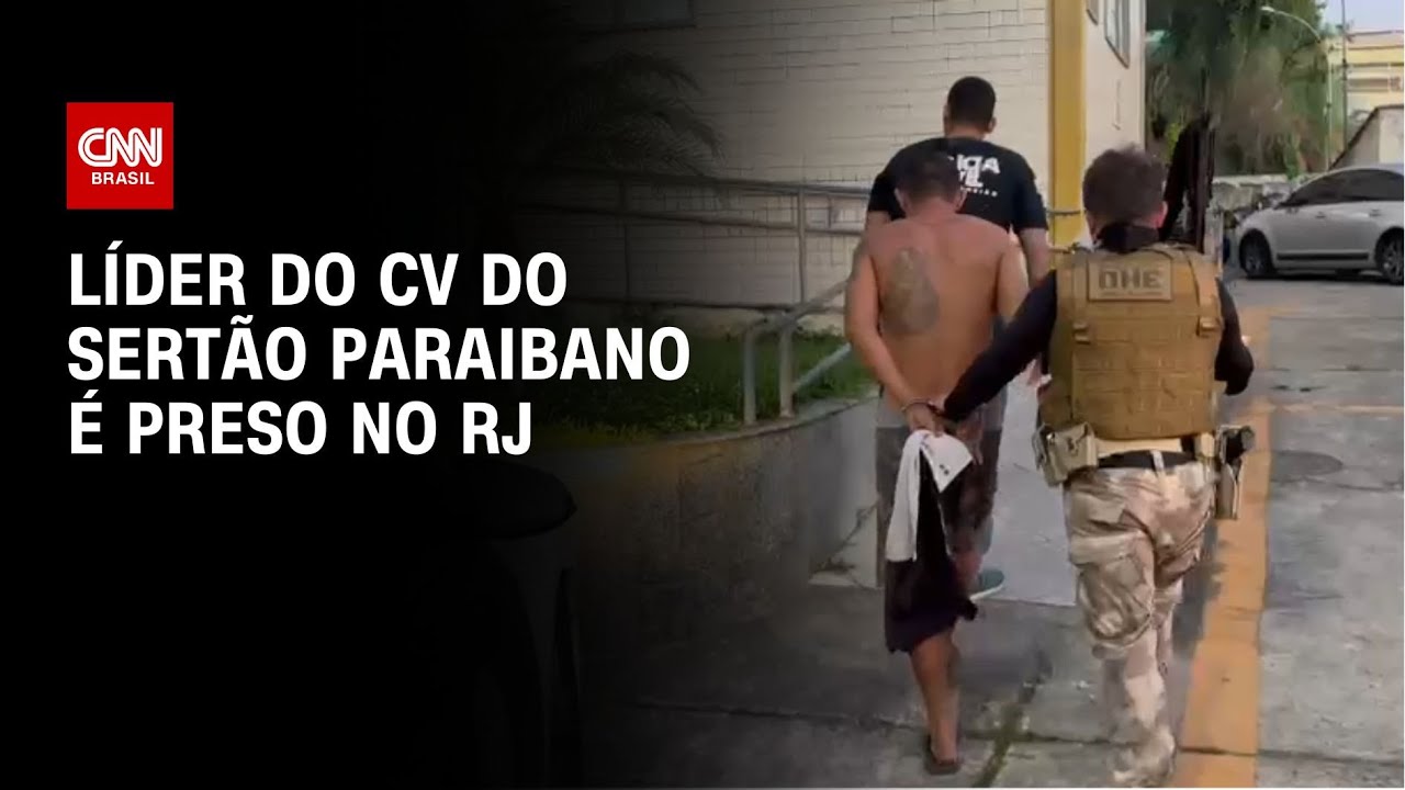 Líder do Comando Vermelho no Sertão Paraibano é preso no RJ | LIVE CNN ...