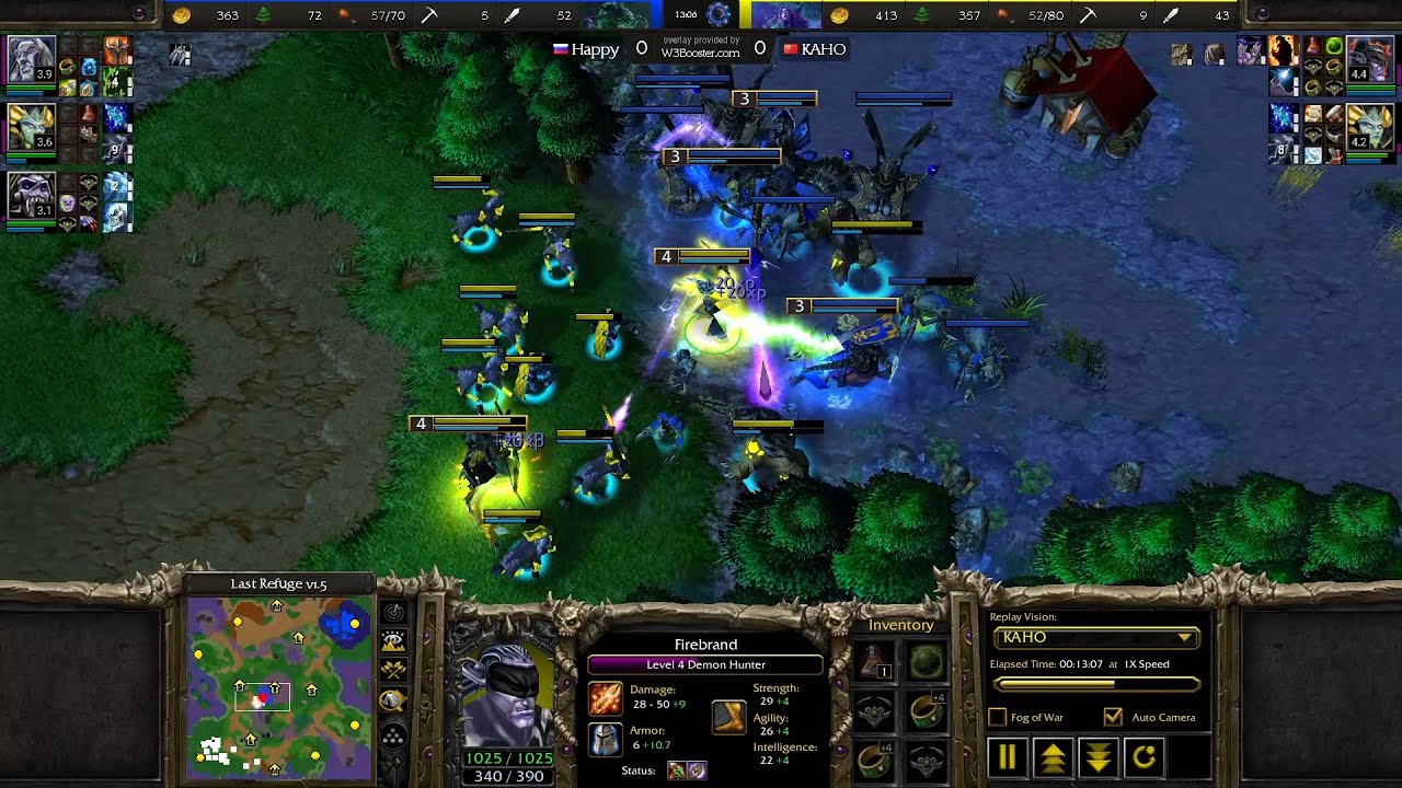 Warcraft III TeD Cup 15 2023 May25 Kaho(N) v Happy(U) Game 3 MAPS ...