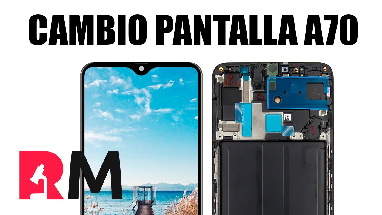 A70 Cambio de pantalla - a70 pantalla rota - YouTube