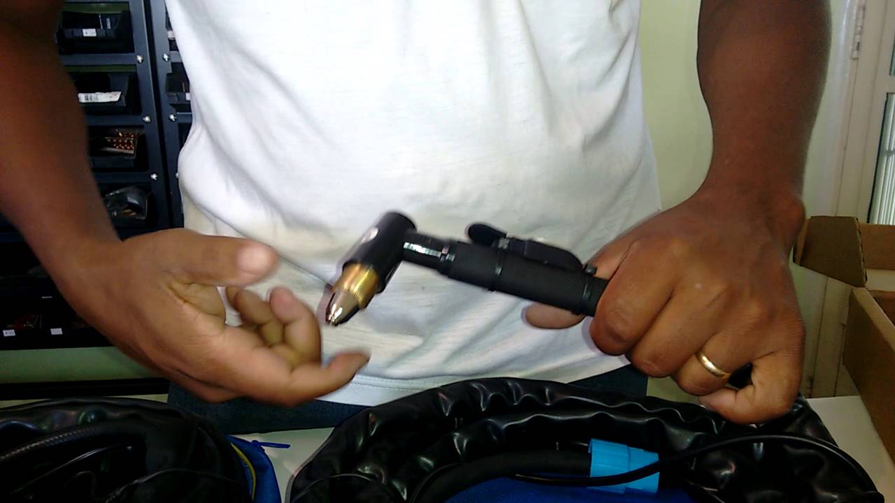 Tocha do Plasma Cut-60 SG-55 - YouTube