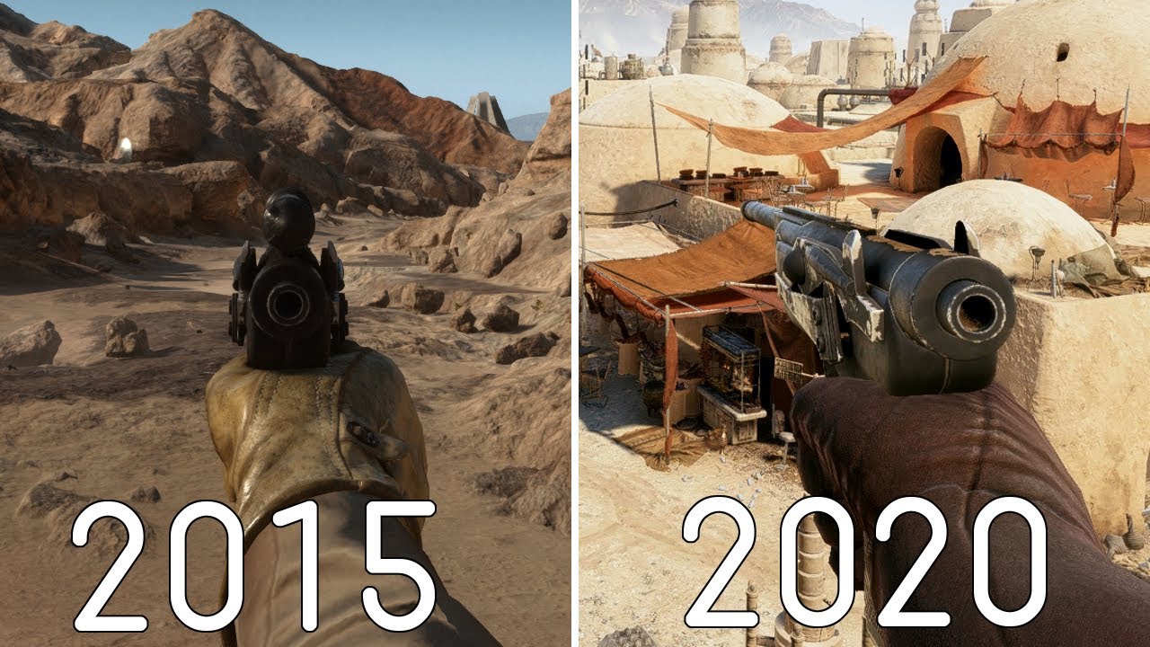 New Blasters Comparison - Star Wars Battlefront 2 vs Star Wars ...