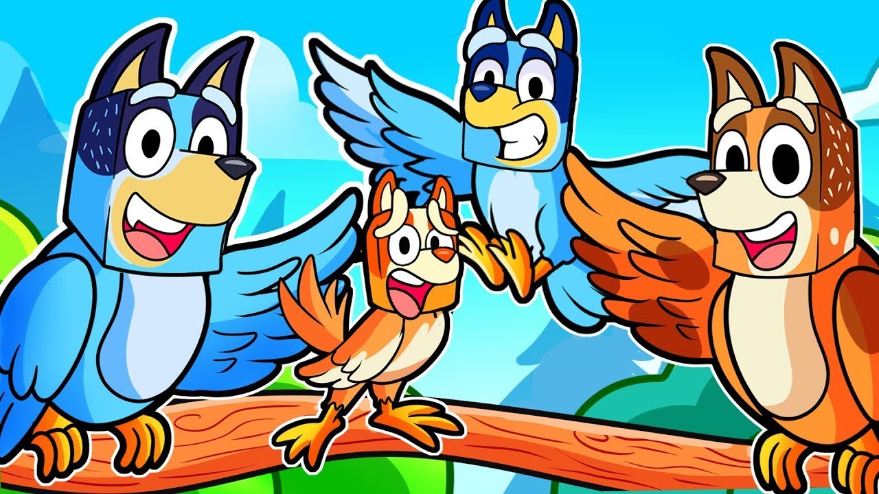 BINGO AND BLUEY HAVE A BIRD FAMLY in ROBLOX! 😝💙 - YouTube