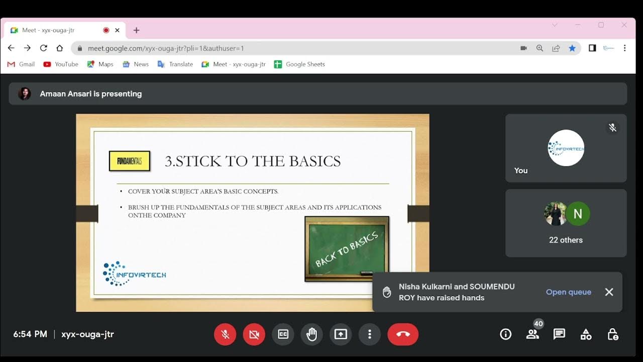 Tips to Crack Any Interview || INFOVIRTECH || WORKSHOPS || - YouTube