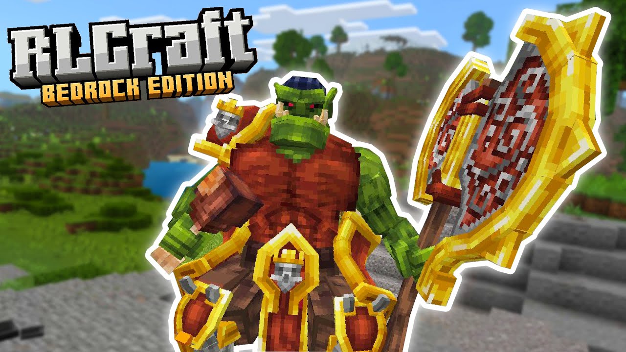 Fighting the FIRST BOSS in RLCRAFT BEDROCK EDITION! - YouTube