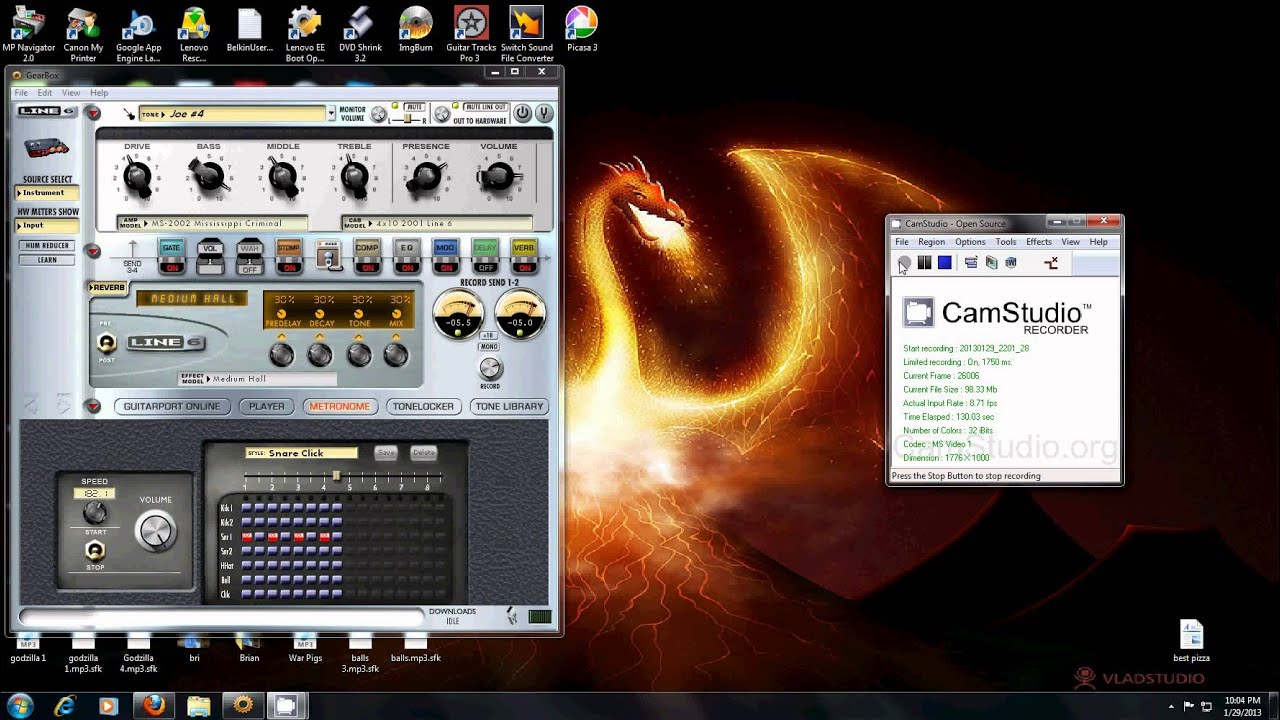 Line 6 Toneport UX2 Metal Guitar Tones - YouTube