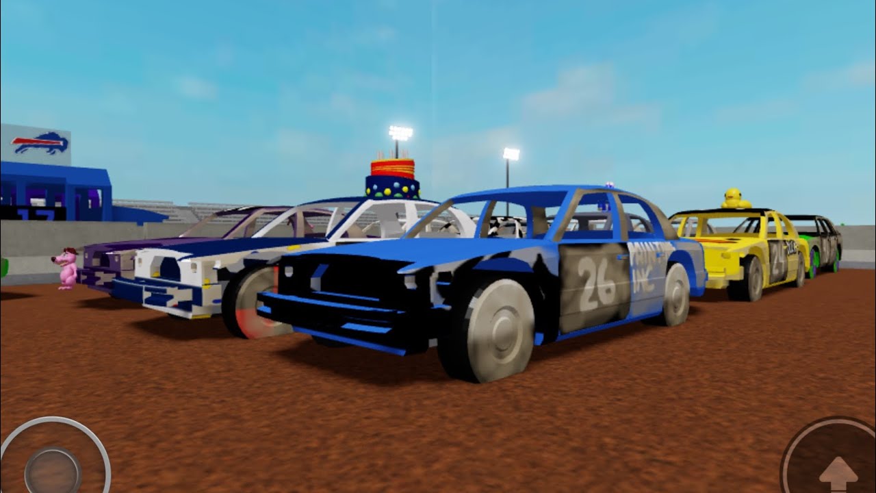 how to make a derby arena with just cars in roblox, roblox demo derby ...