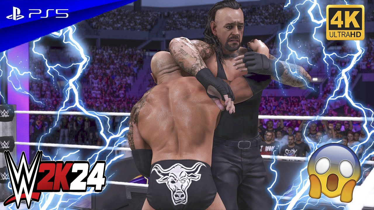 WWE 2K24 - The Rock vs. The Undertaker | The Greatest WrestleMania Main ...