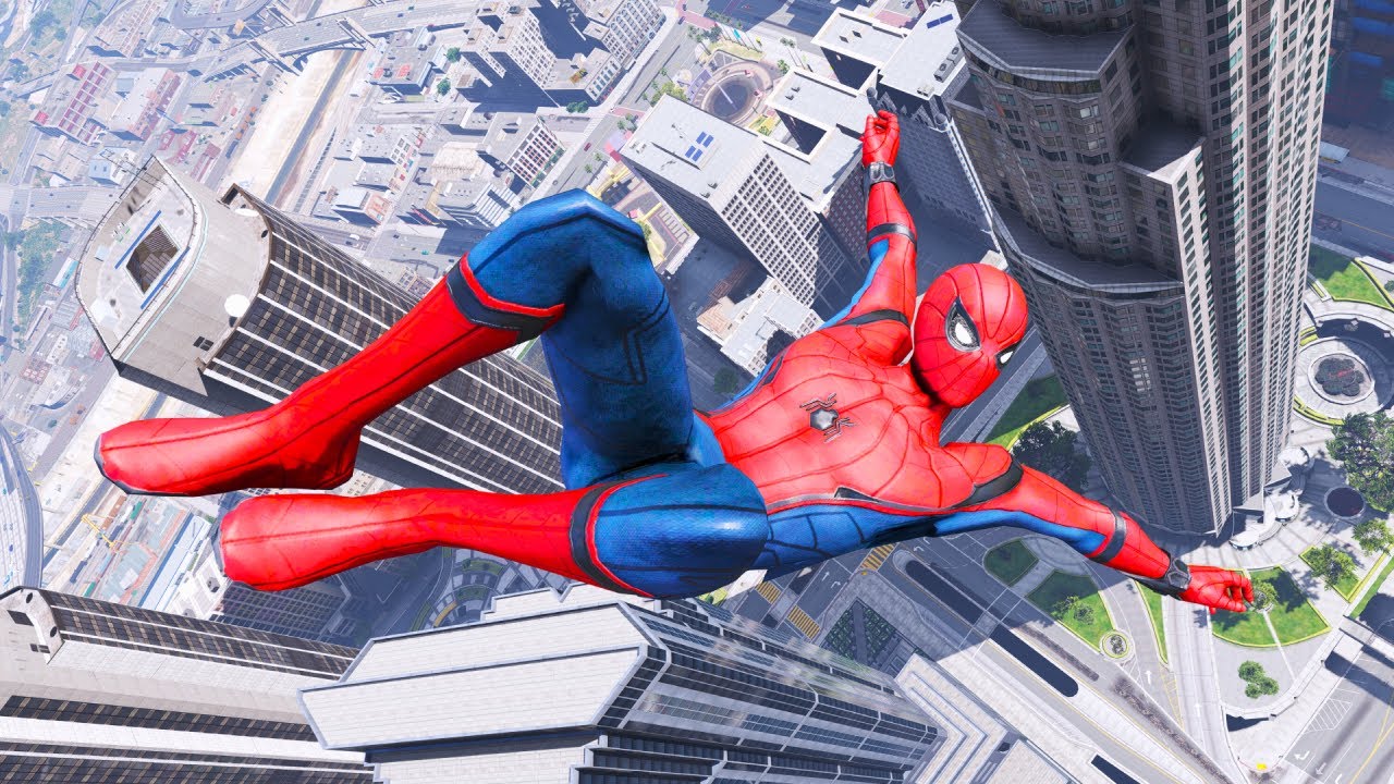 GTA 5 Falling off Highest Buildings - Funny Moments & Ragdoll Fails ...