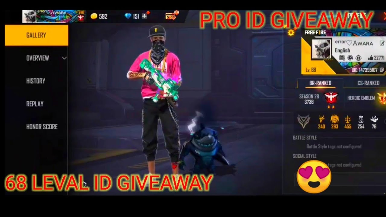 🛑free fire id giveaway today ff id giveaway || free fire id and ...