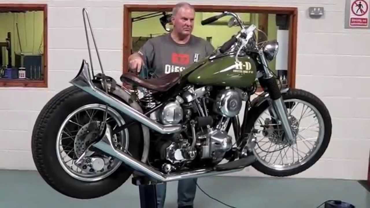 Harley Bobber lift jack - YouTube