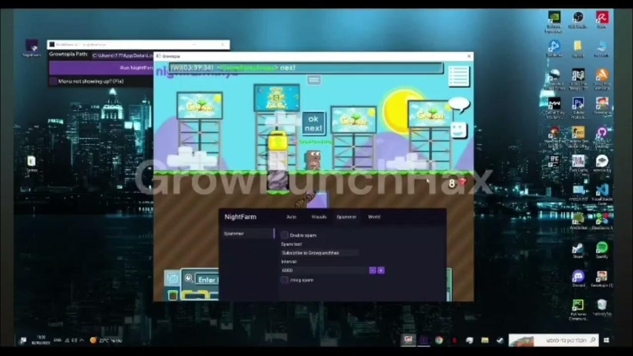 Growtopia Updated Mod Menu Night Farm |5.07 & 5.08| For PC & Android ...