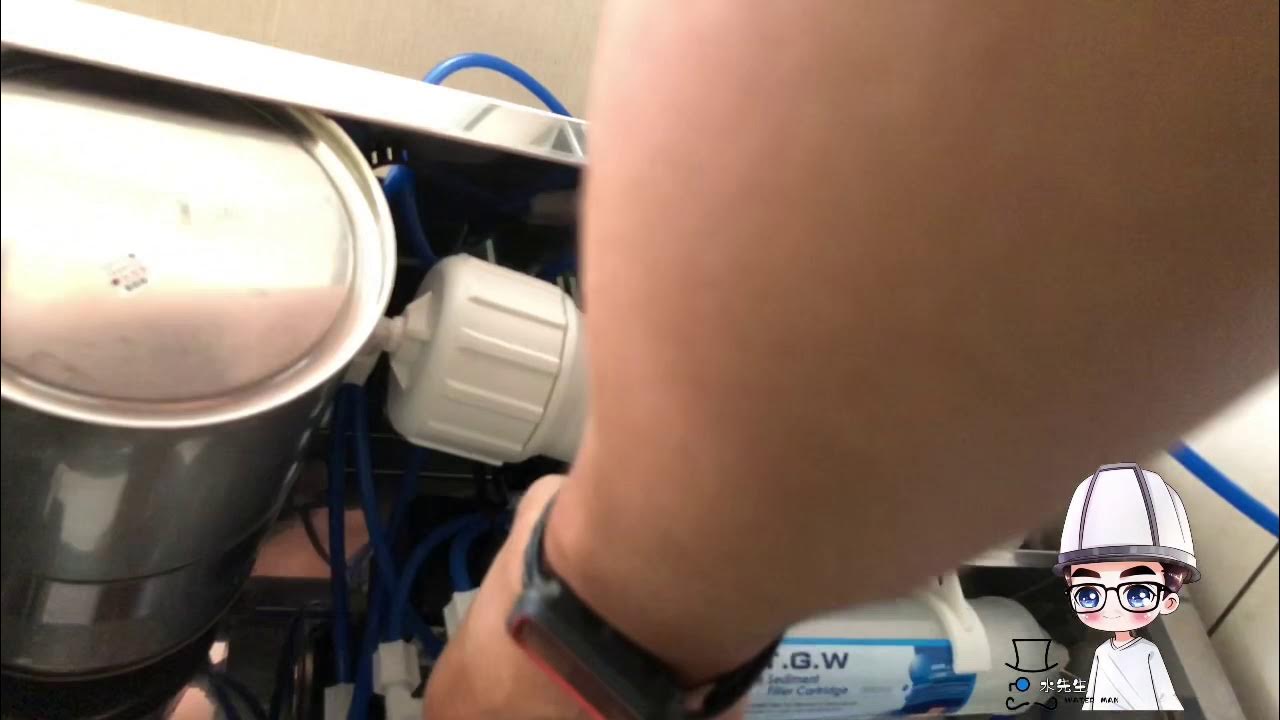 【水先生】BQ-971H濾心更換教學 Step4 - YouTube