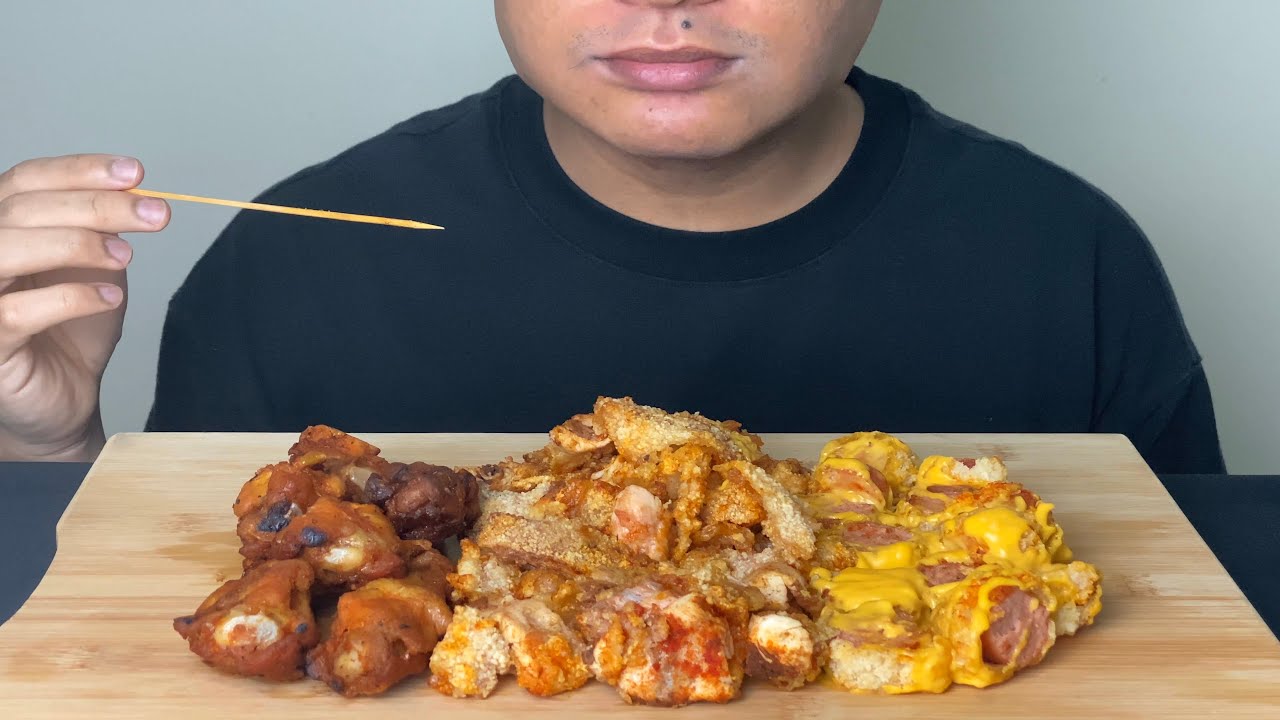 Ayam Gunting, Hotdog Cheese & Chicken Wings - YouTube