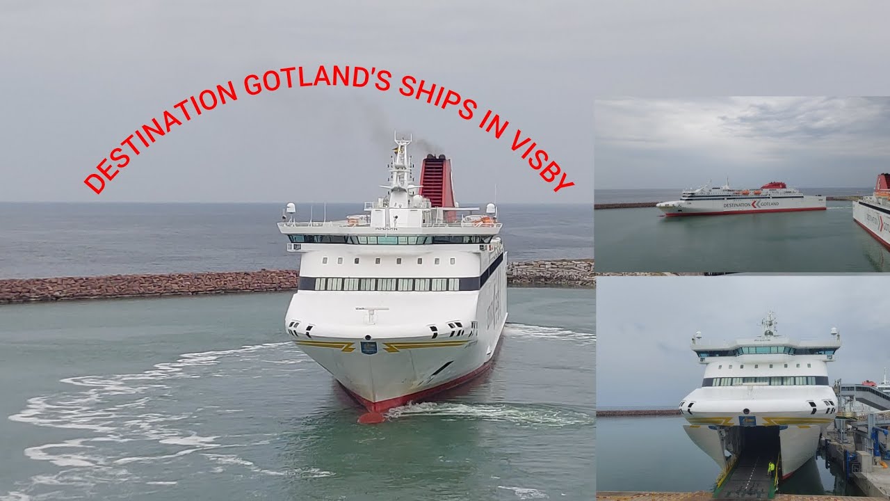 Destination Gotland's | Ships departure from Visby - YouTube