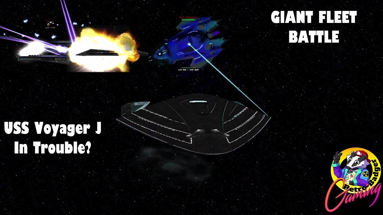 USS VOYAGER J VS USS Relativity | FLEET BATTLE | Star Trek Ship Battles ...